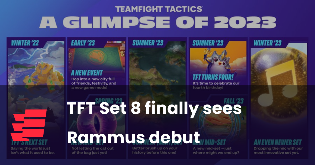 TFT Set 8 finally sees Rammus debut | esports.gg