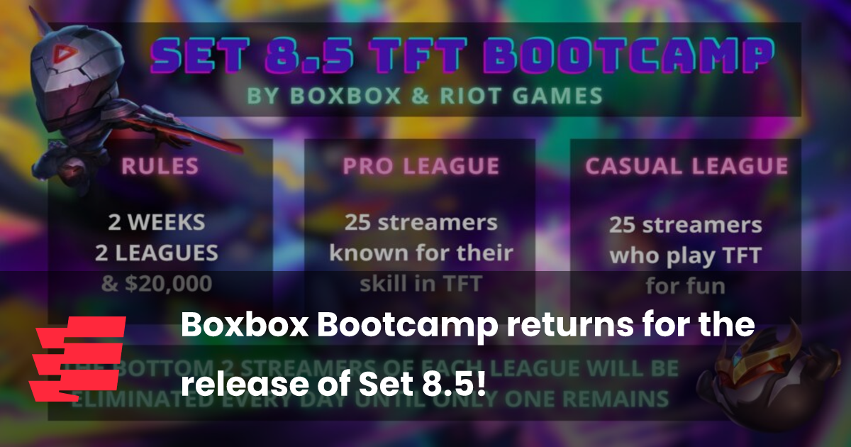 Boxbox Bootcamp returns for the release of Set 8.5! | esports.gg