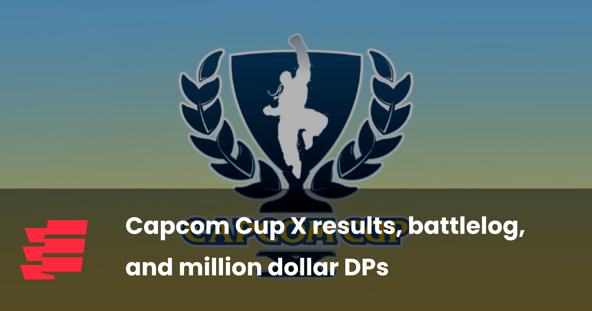 Capcom Cup X results, battlelog, and million dollar DPs | esports.gg