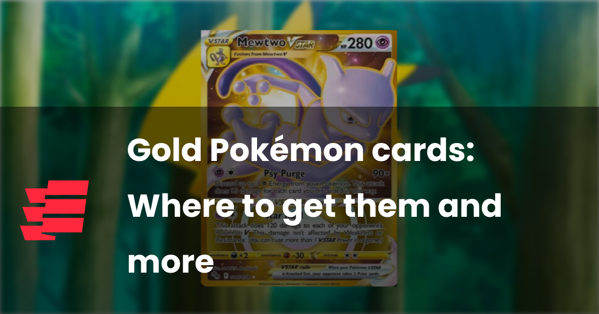 Gold Pokémon cards: Where to get them and more | esports.gg