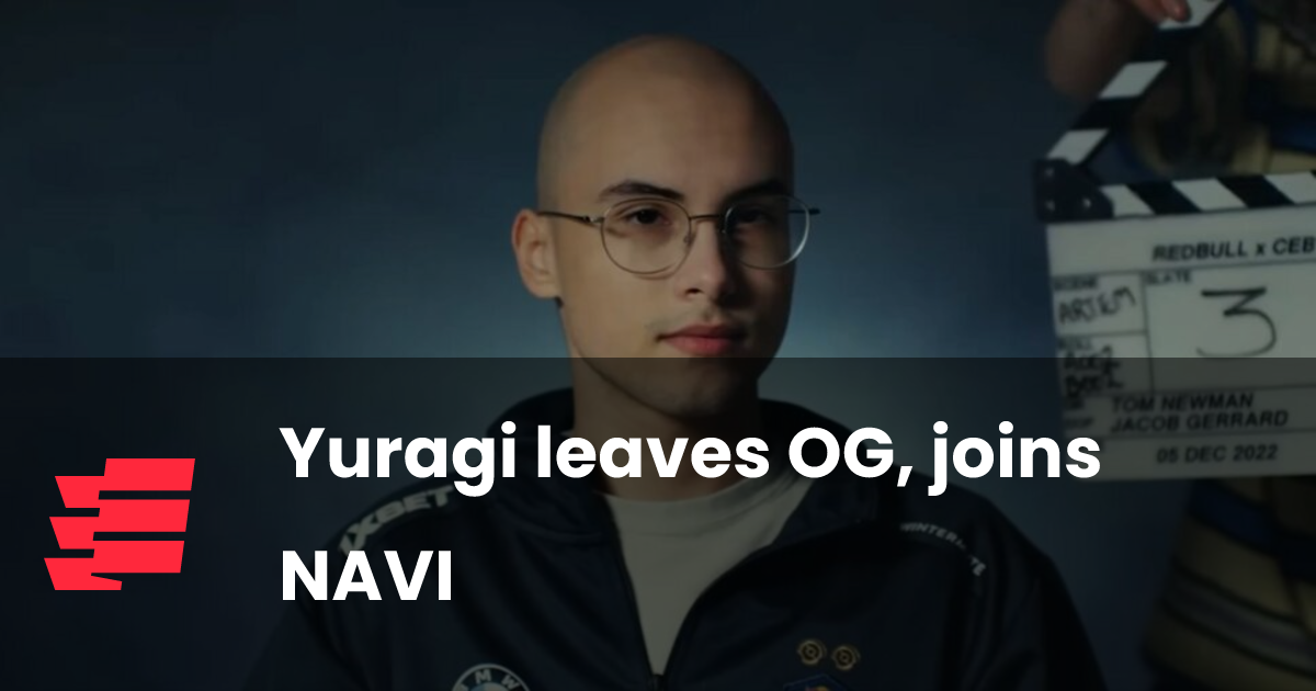 Yuragi leaves OG, joins NAVI | esports.gg