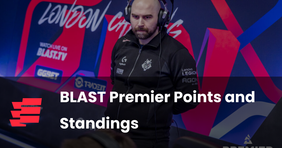 BLAST Premier Points and Standings | esports.gg