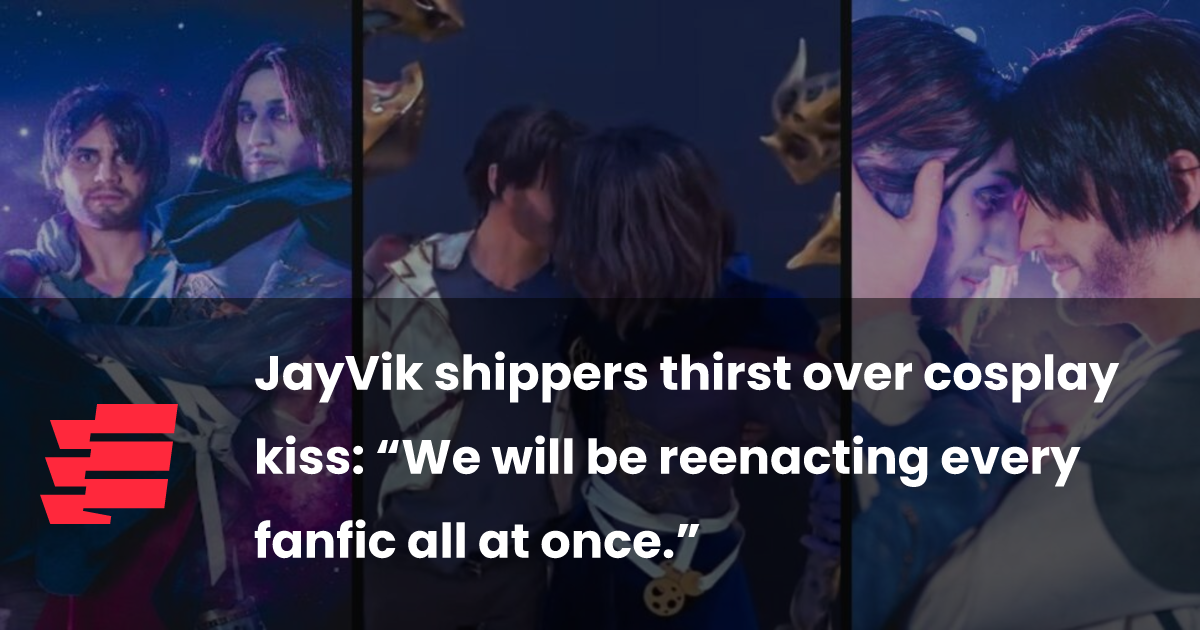 JayVik shippers thirst over cosplay kiss: “We will be reenacting every ...